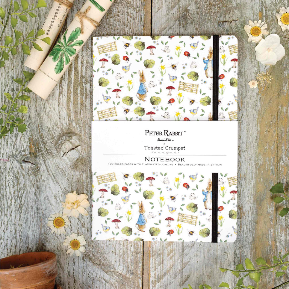 Peter Rabbit "Fresh Meadow Breeze" A5 Notebook – Toasted Crumpet