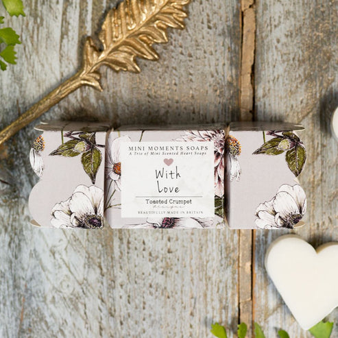 The Blanc Collection Boxed Mini Soaps – Toasted Crumpet
