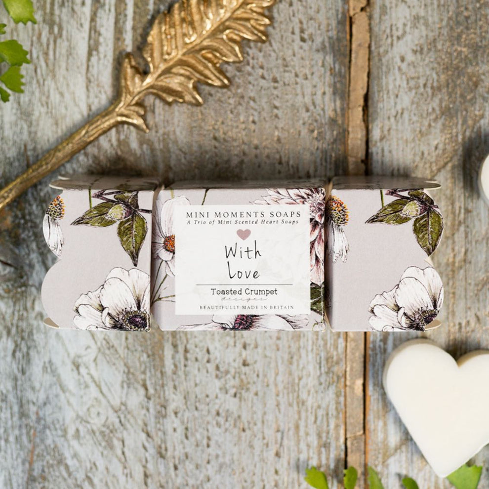 The Blanc Collection Boxed Mini Soaps – Toasted Crumpet