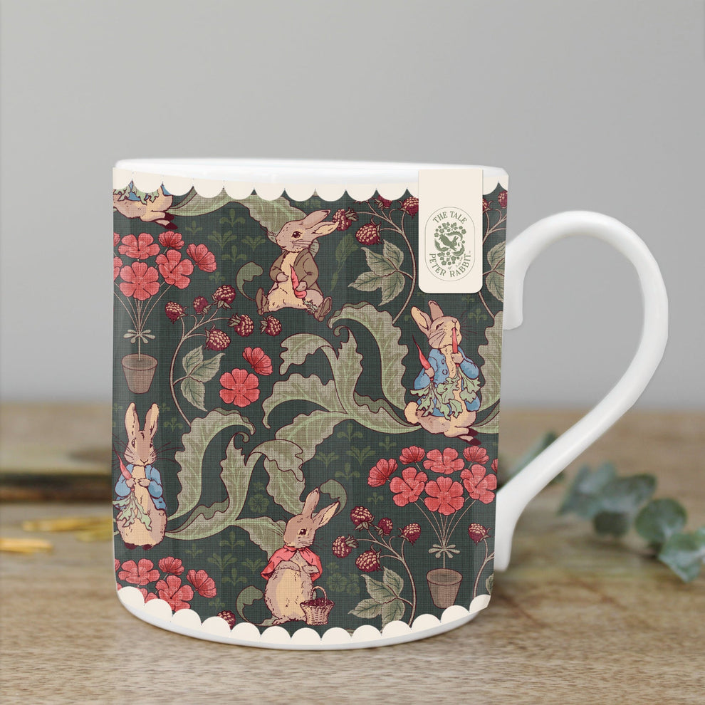 NEW! Peter Rabbit "The Vegetable Thief" (Noir) Mug (available for disp ...