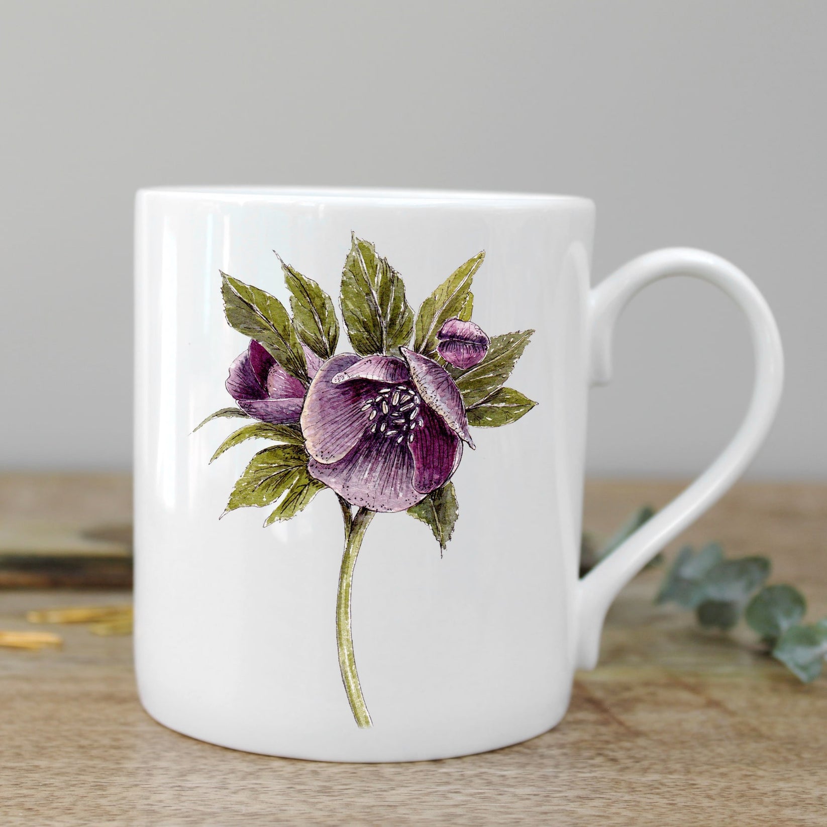 Hellebore Mug in a Gift Box – Toasted Crumpet